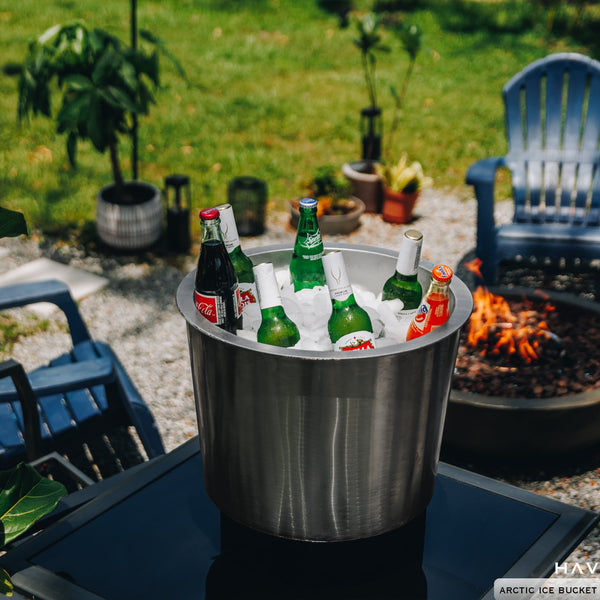 Arctic Ice Bucket - Stainless Steel - USA Made - Havens | Luxury Metals