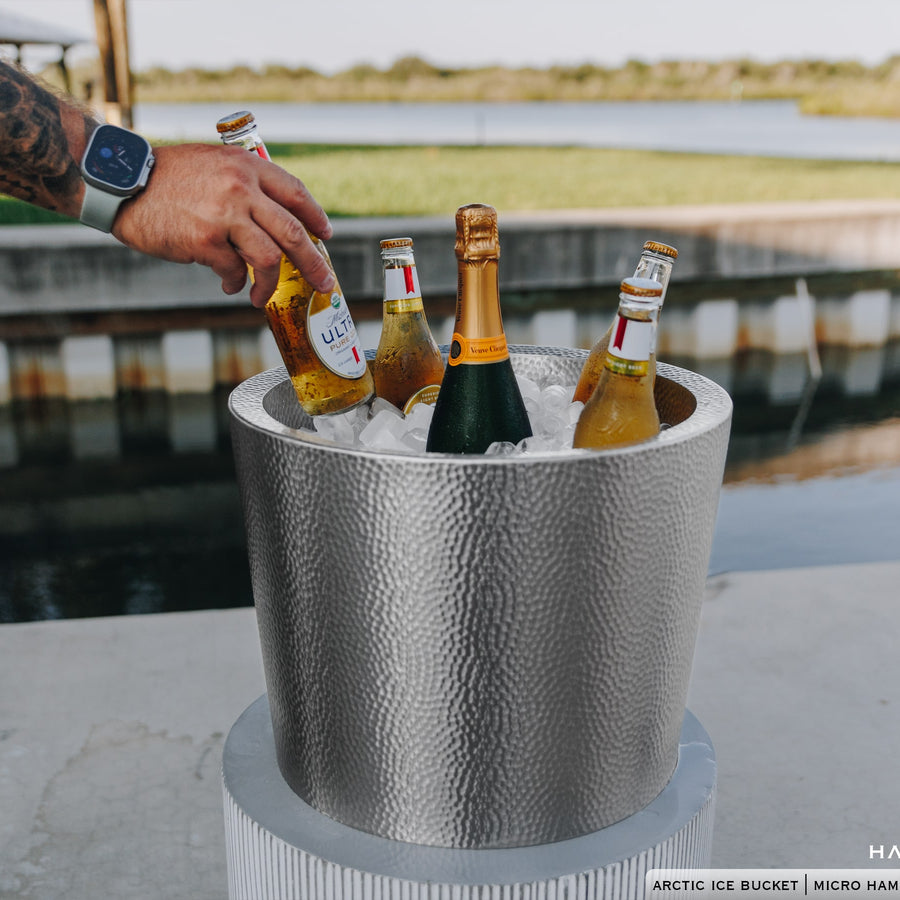 Arctic Ice Bucket - Stainless Steel - USA Made - Havens | Luxury Metals