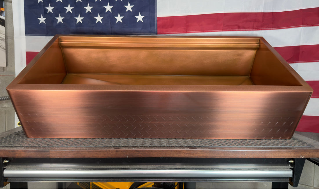 Custom Farmhouse Sink - USA Made - Any Size - Havens | Luxury Metals