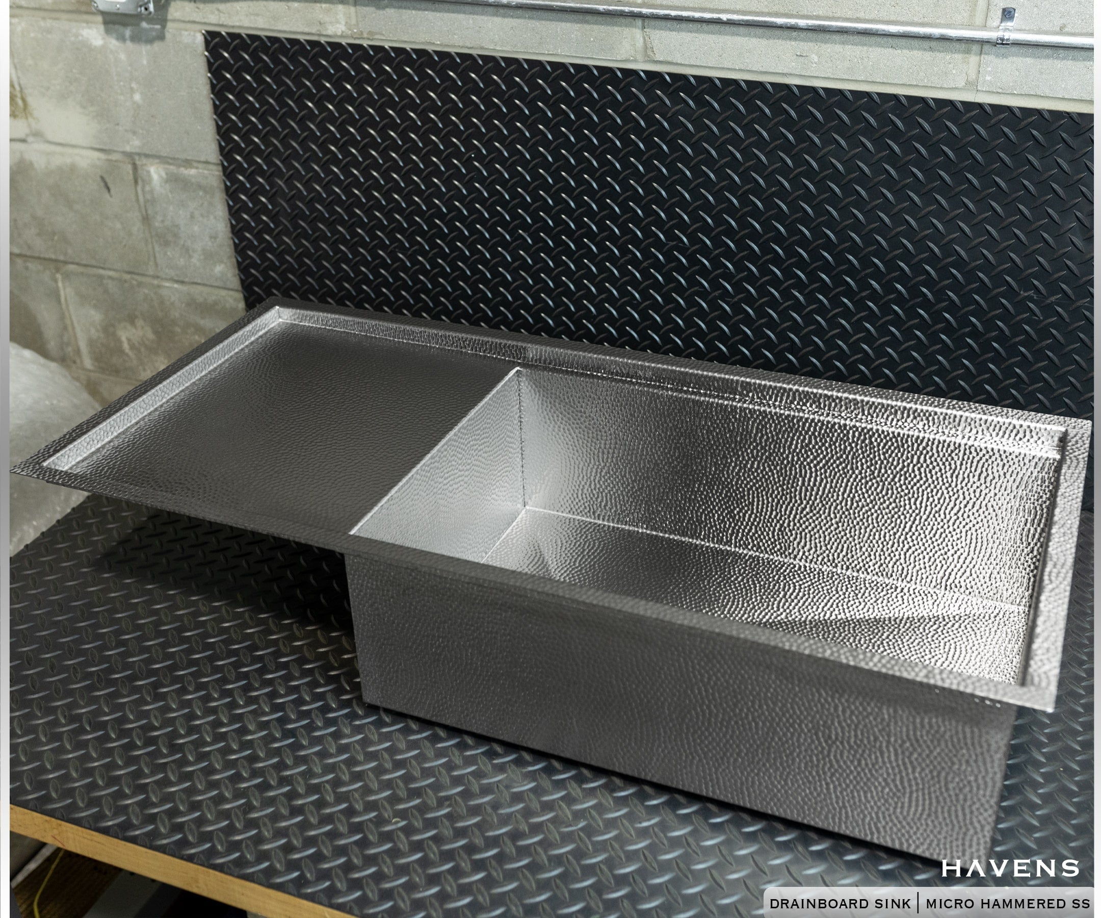 Custom Drainboard Sink - Stainless Steel - USA Made - Havens | Luxury ...