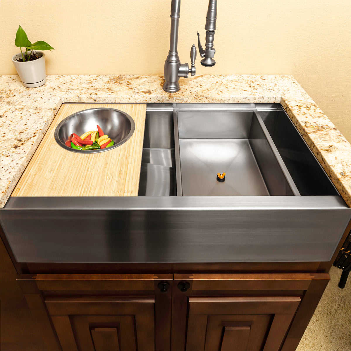 Drop In Bowl | Sink Accessory | Stainless - Havens | Luxury Metals