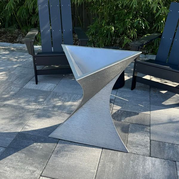 Trinity Fire Pit - Stainless Steel - Havens | Luxury Metals