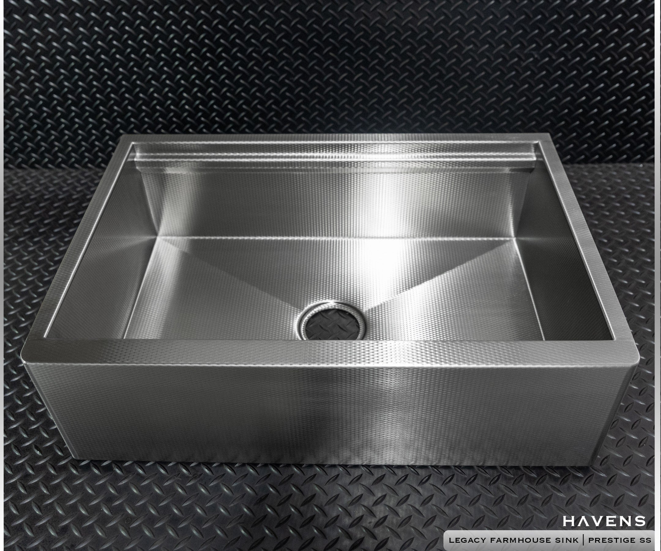 Legacy Farmhouse Sink - Stainless Steel - USA - Havens | Luxury Metals