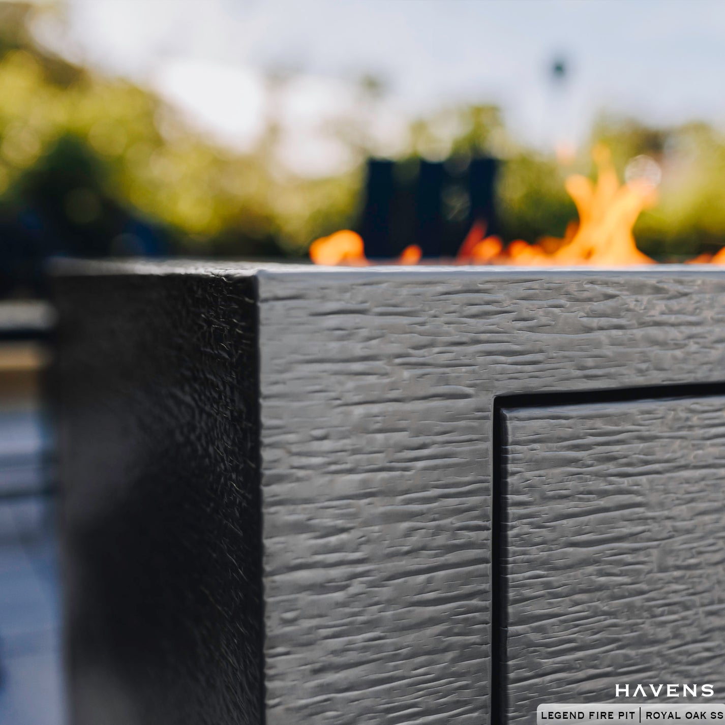 Legend Fire Pit - Stainless Steel - USA Made - Havens | Luxury Metals