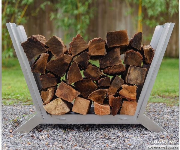 Log Reserve - Stainless Steel - Havens | Luxury Metals