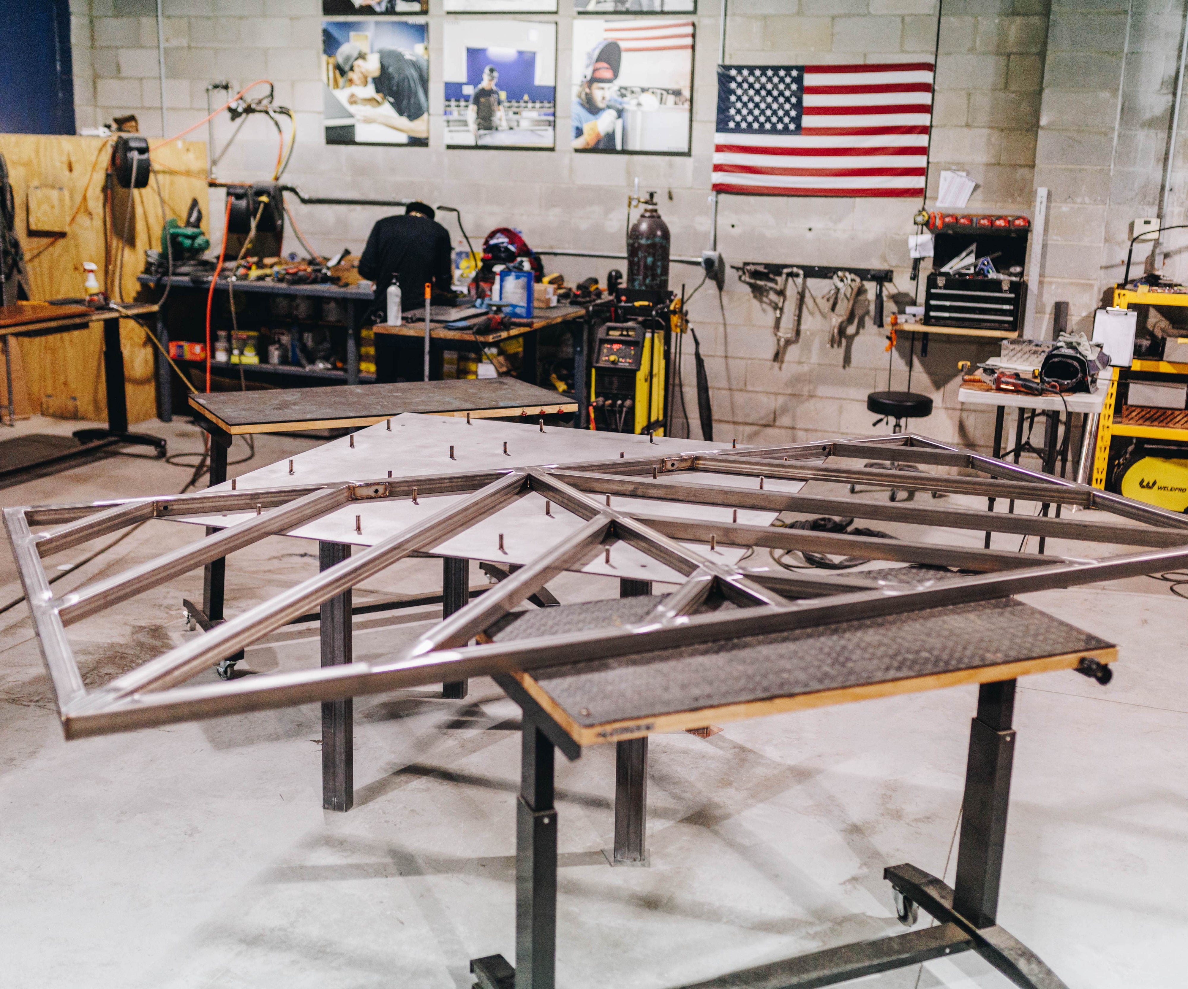 Custom Stainless Steel Table - Any Size - USA Made - Havens | Luxury Metals