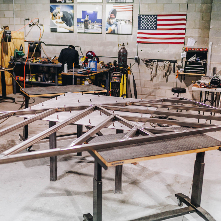 Custom Stainless Steel Table - Any Size - USA Made - Havens | Luxury Metals