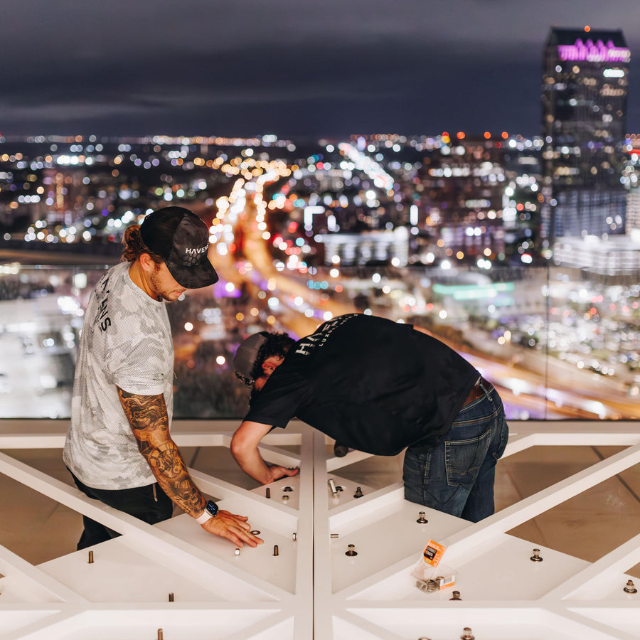 Custom Stainless Steel Table - Any Size - USA Made - Havens | Luxury Metals