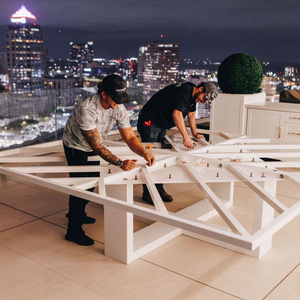 Custom Stainless Steel Table - Any Size - USA Made - Havens | Luxury Metals