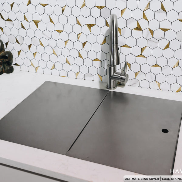 Ultimate Sink Cover - Stainless - USA Made - Havens | Luxury Metals