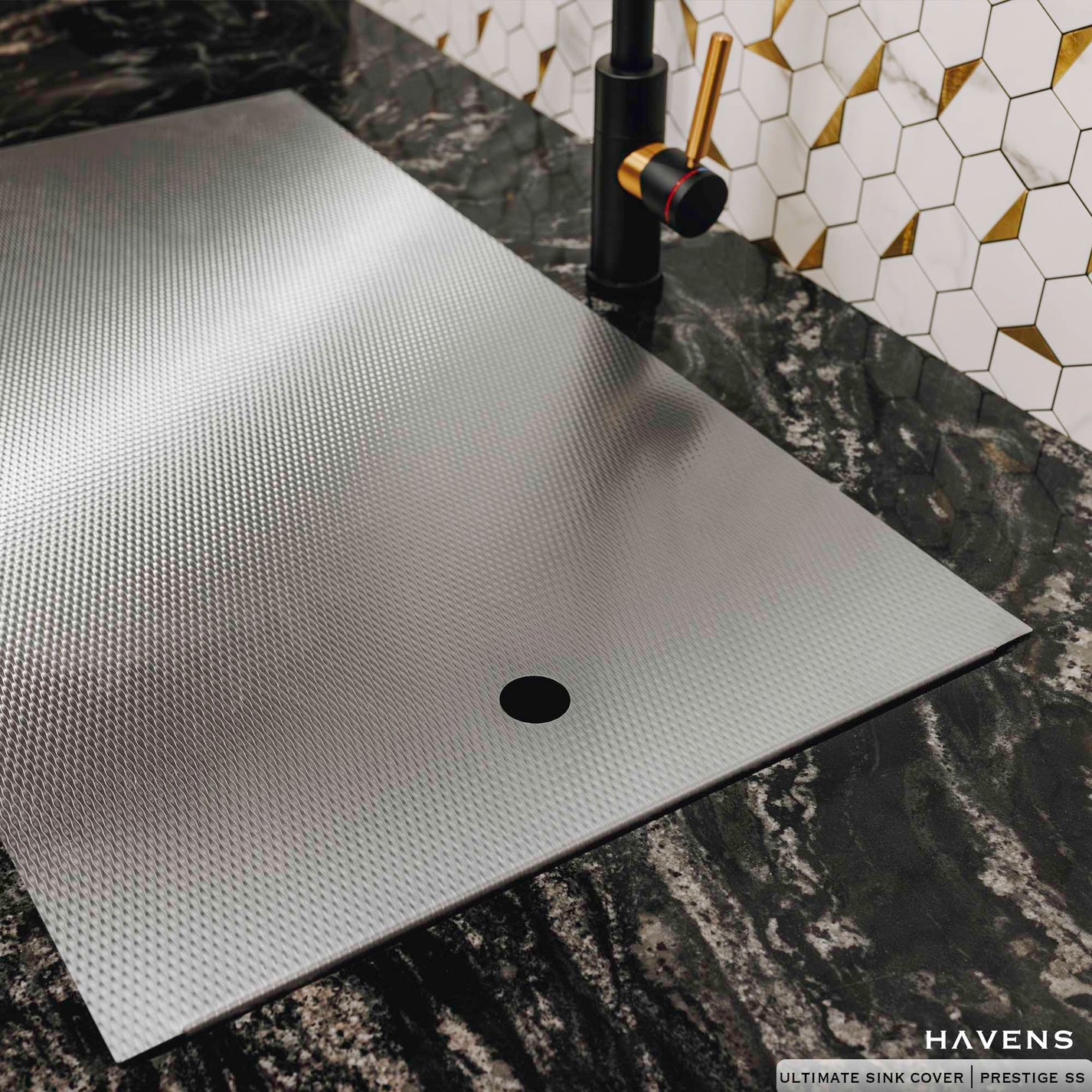 Ultimate Sink Cover - Stainless - USA Made - Havens | Luxury Metals