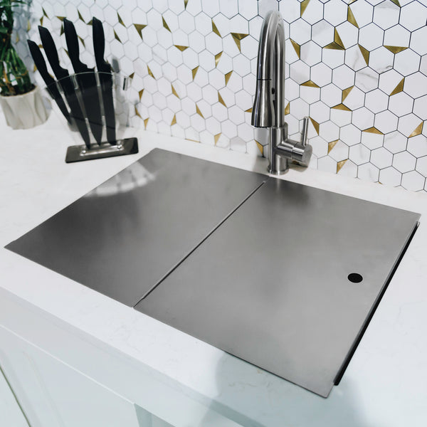 Ultimate Sink Cover - Stainless - USA Made - Havens | Luxury Metals