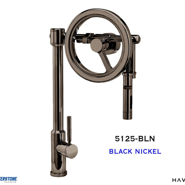 Waterstone Endeavor Wheel Faucet 5125 - Havens | Luxury Metals