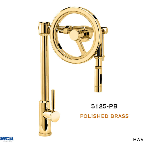 Waterstone Endeavor Wheel Faucet 5125 - Havens | Luxury Metals