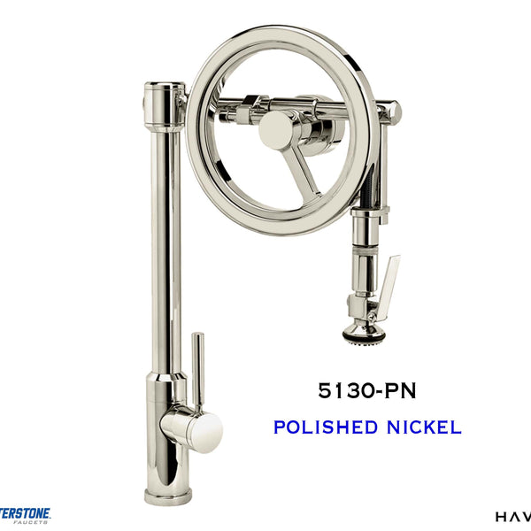 Waterstone Endeavor Wheel Faucet 5130 - Havens | Luxury Metals