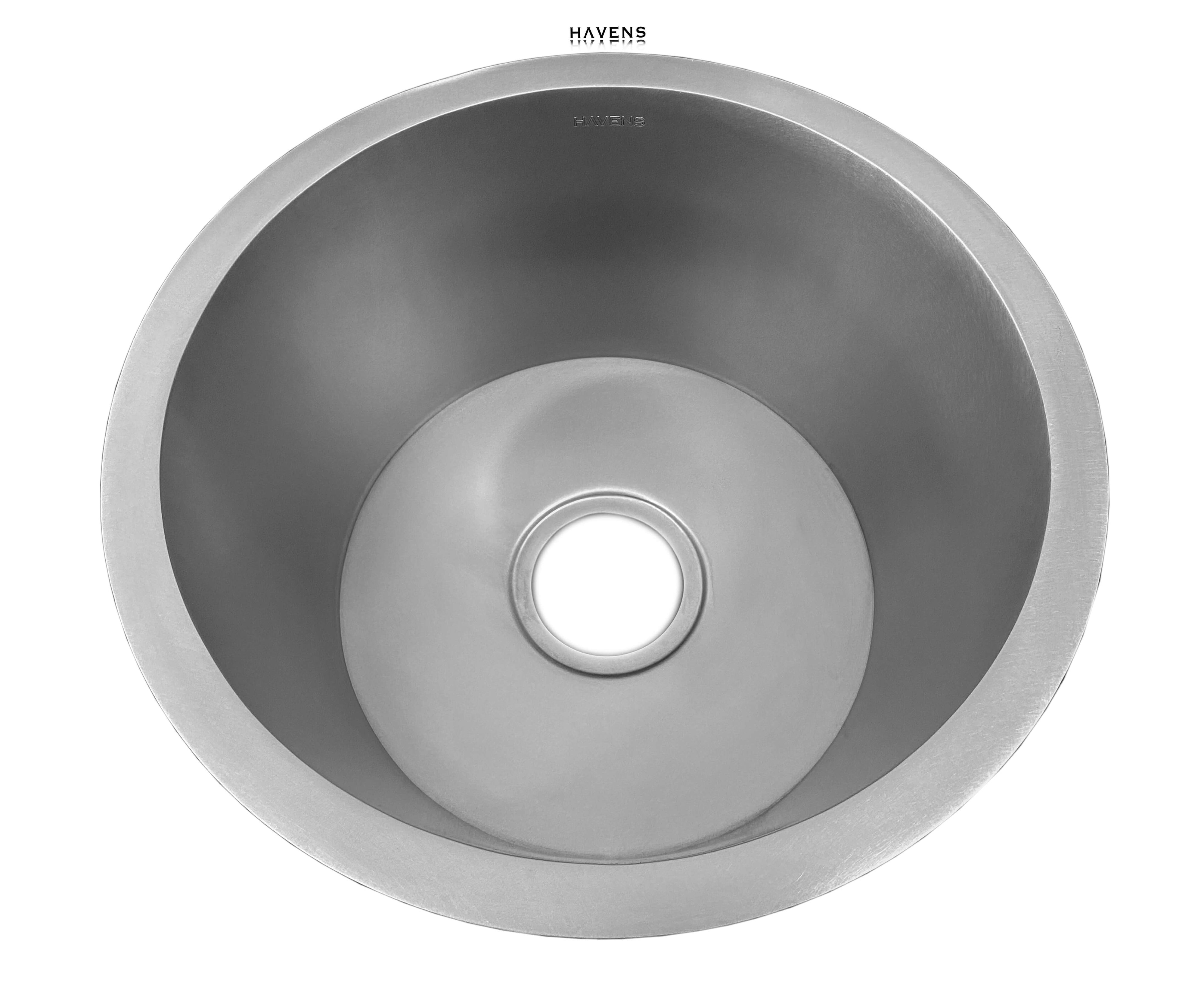 Custom Circa Sink - Stainless Steel - USA Made - Havens | Luxury Metals