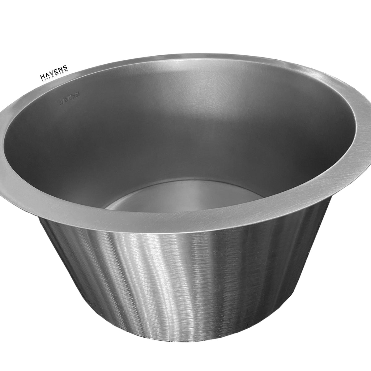 Custom Circa Sink - Stainless Steel - USA Made - Havens | Luxury Metals