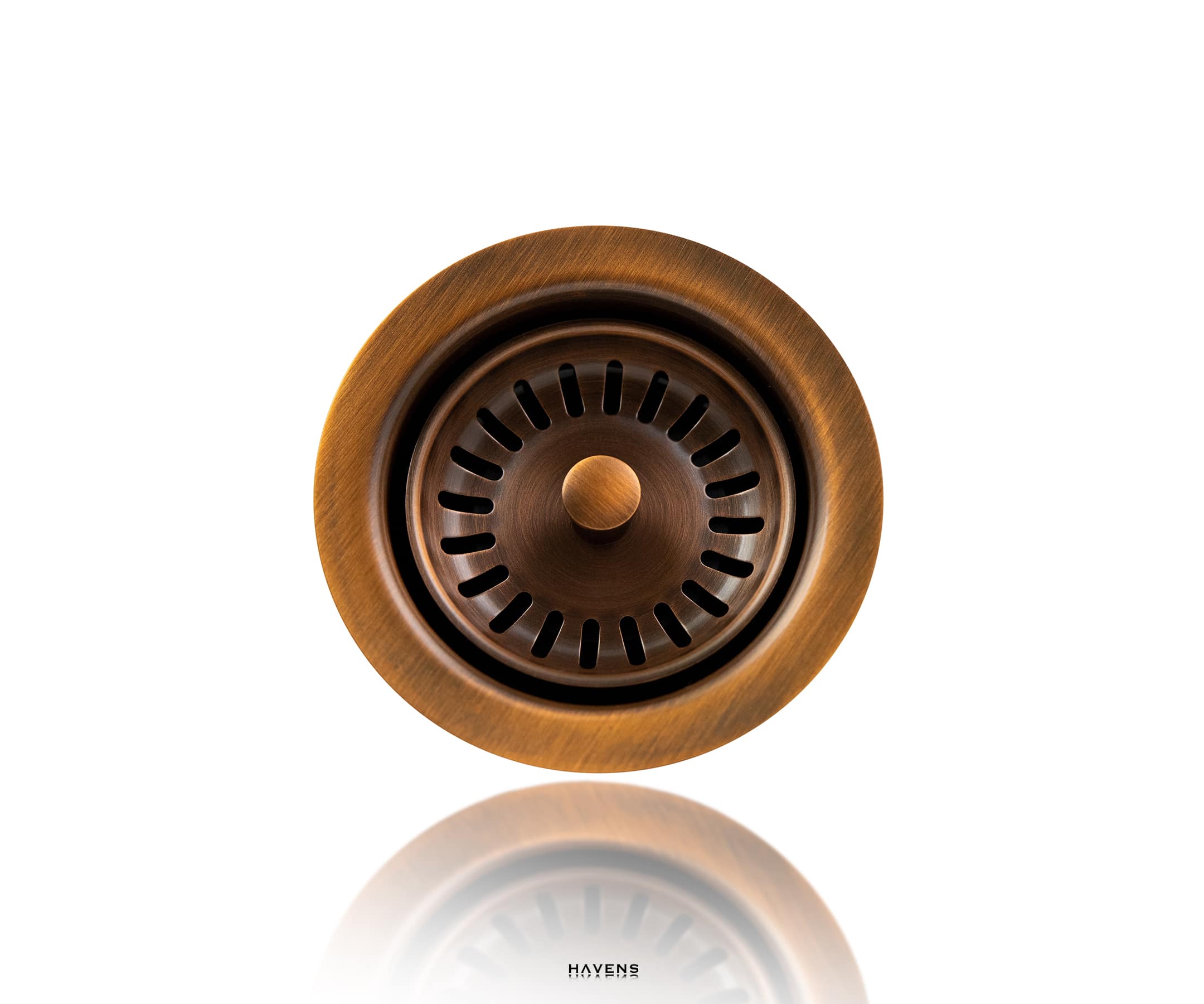 Copper Kitchen Sink Drain | Disposal or Strainer - Havens | Luxury Metals