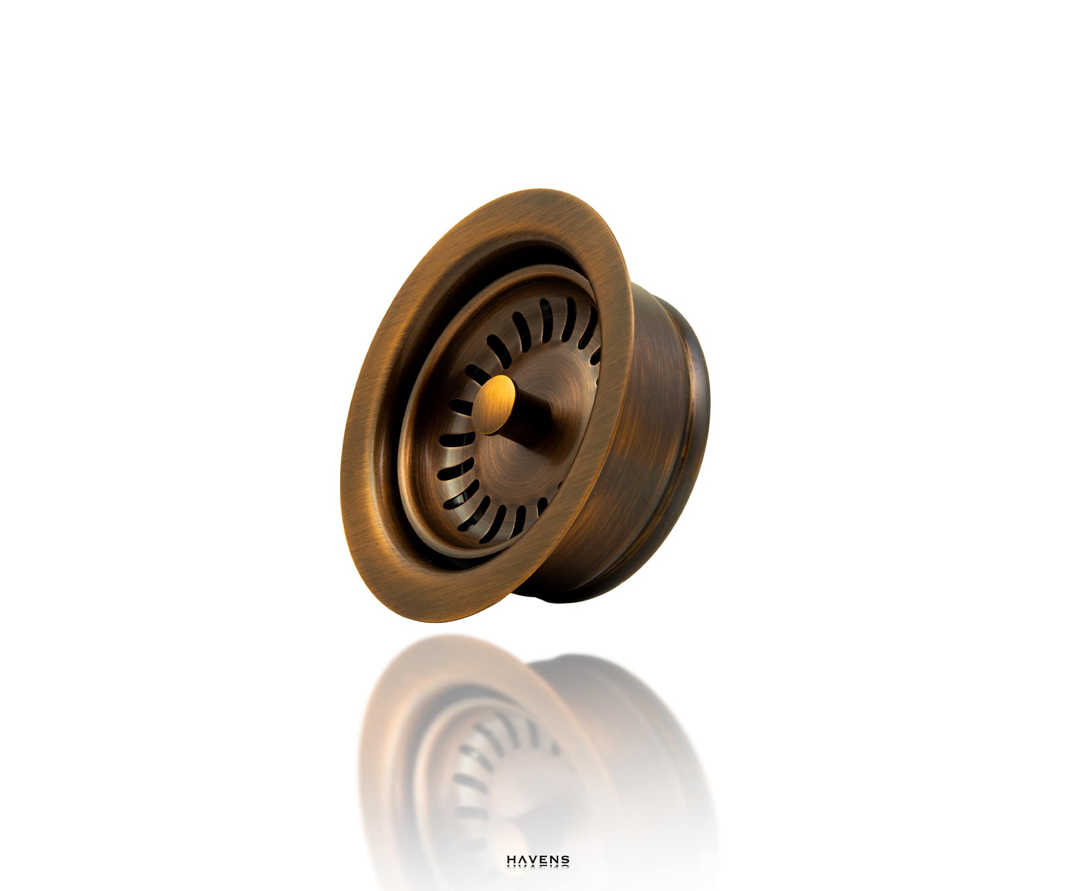 Copper Kitchen Sink Drain | Disposal or Strainer - Havens | Luxury Metals