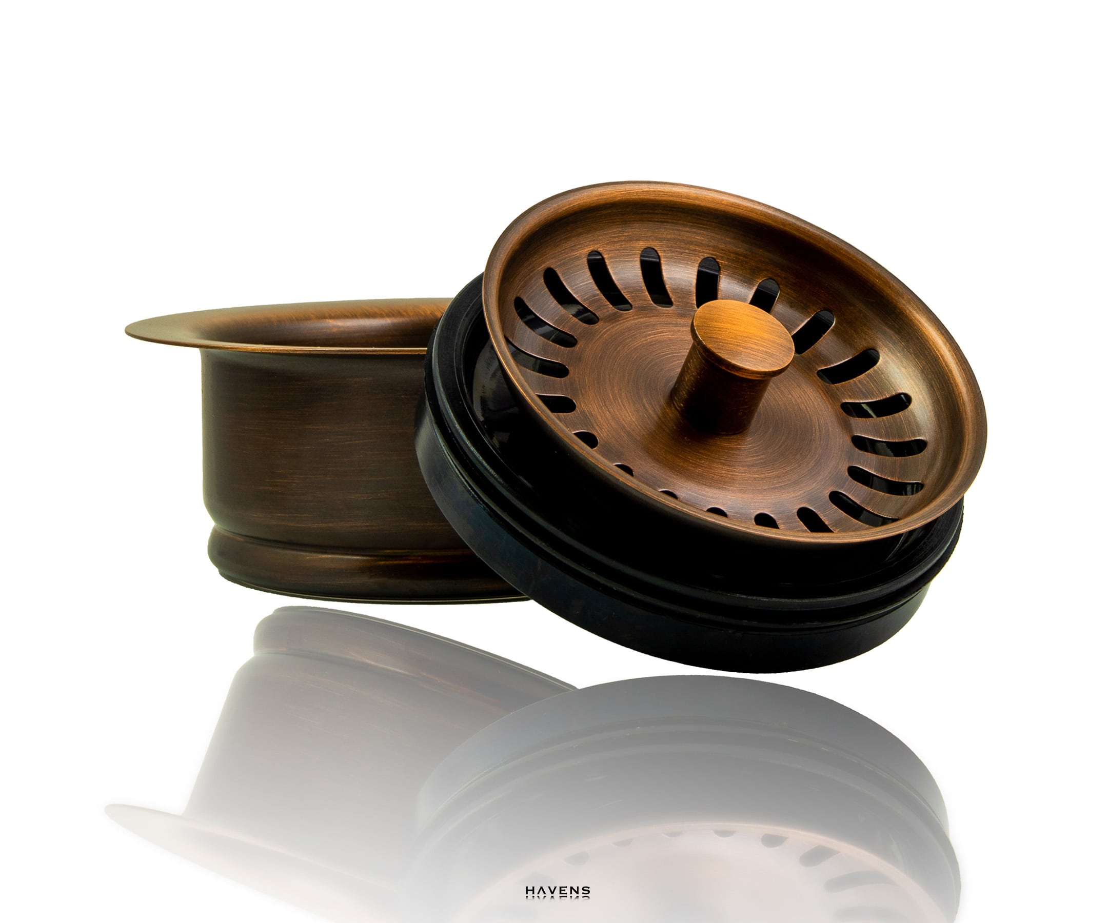 Copper Kitchen Sink Drain | Disposal or Strainer - Havens | Luxury Metals