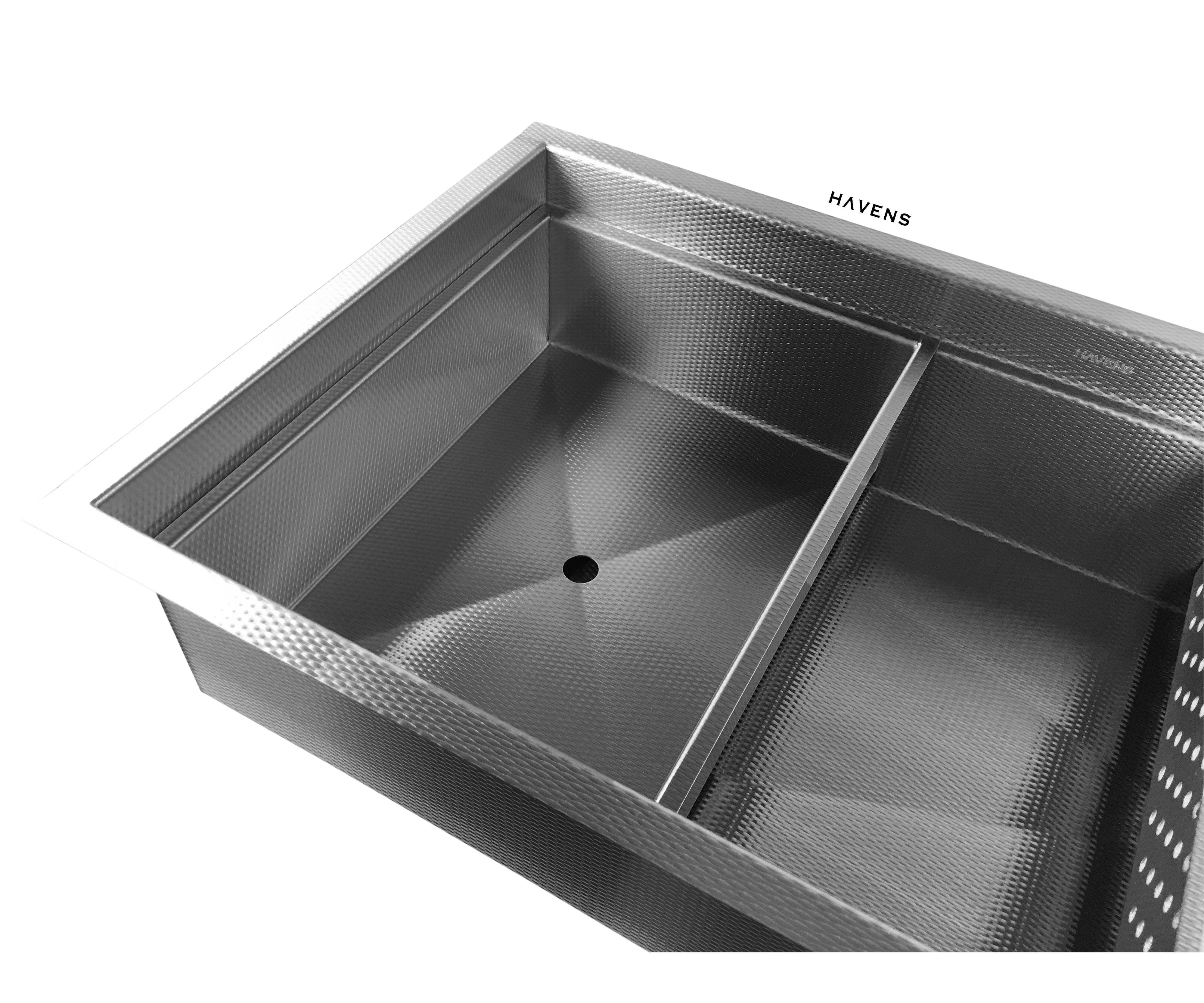 Drop In Bowl | Sink Accessory | Stainless - Havens | Luxury Metals