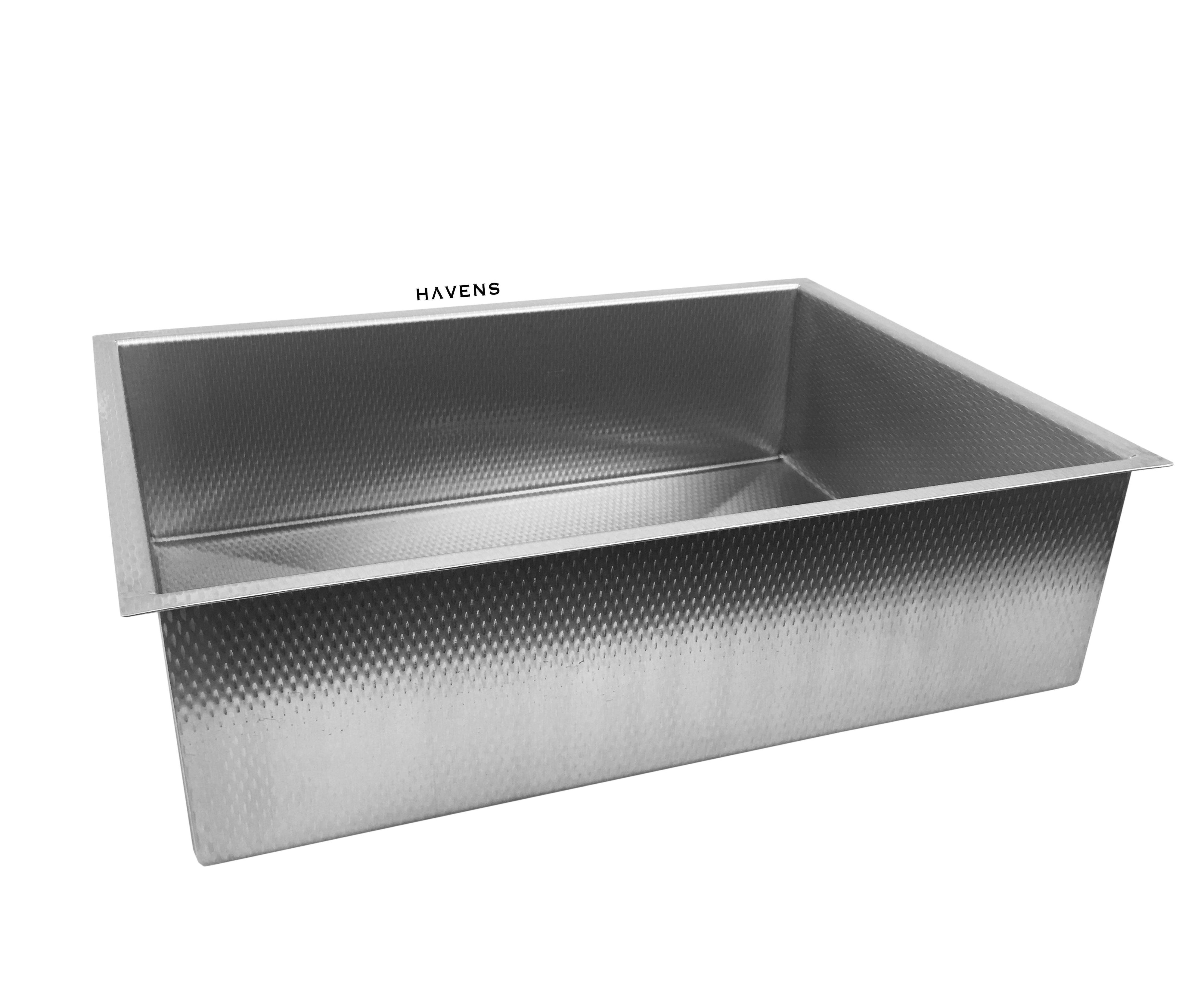 Drop In Bowl | Sink Accessory | Stainless - Havens | Luxury Metals