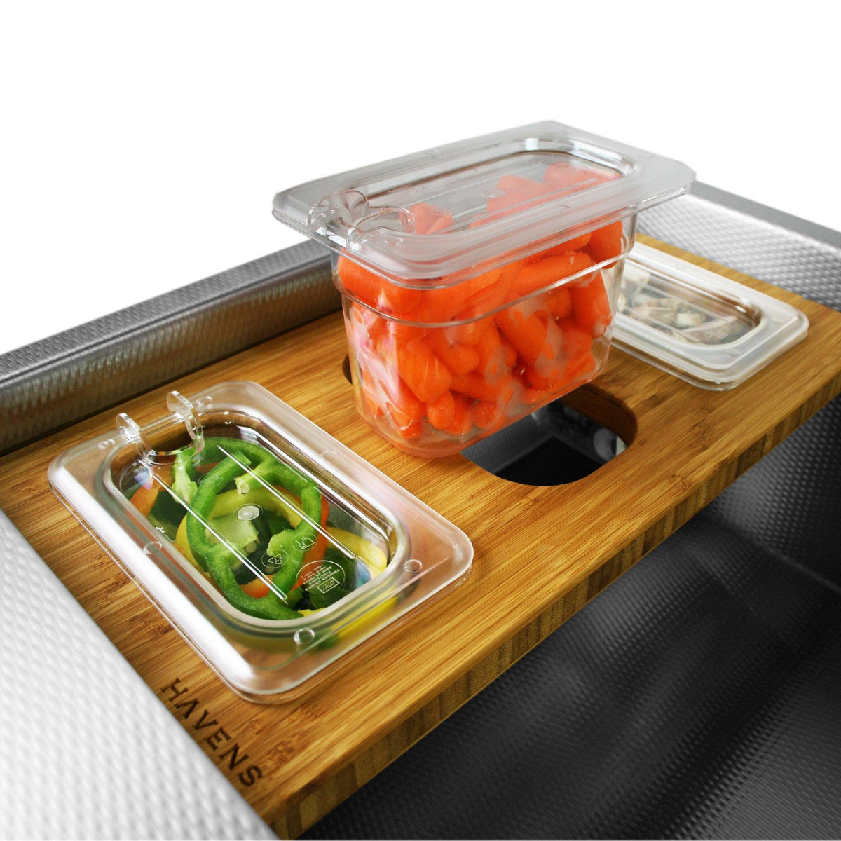 Triple Serve Board - USA Made - Havens | Luxury Metals