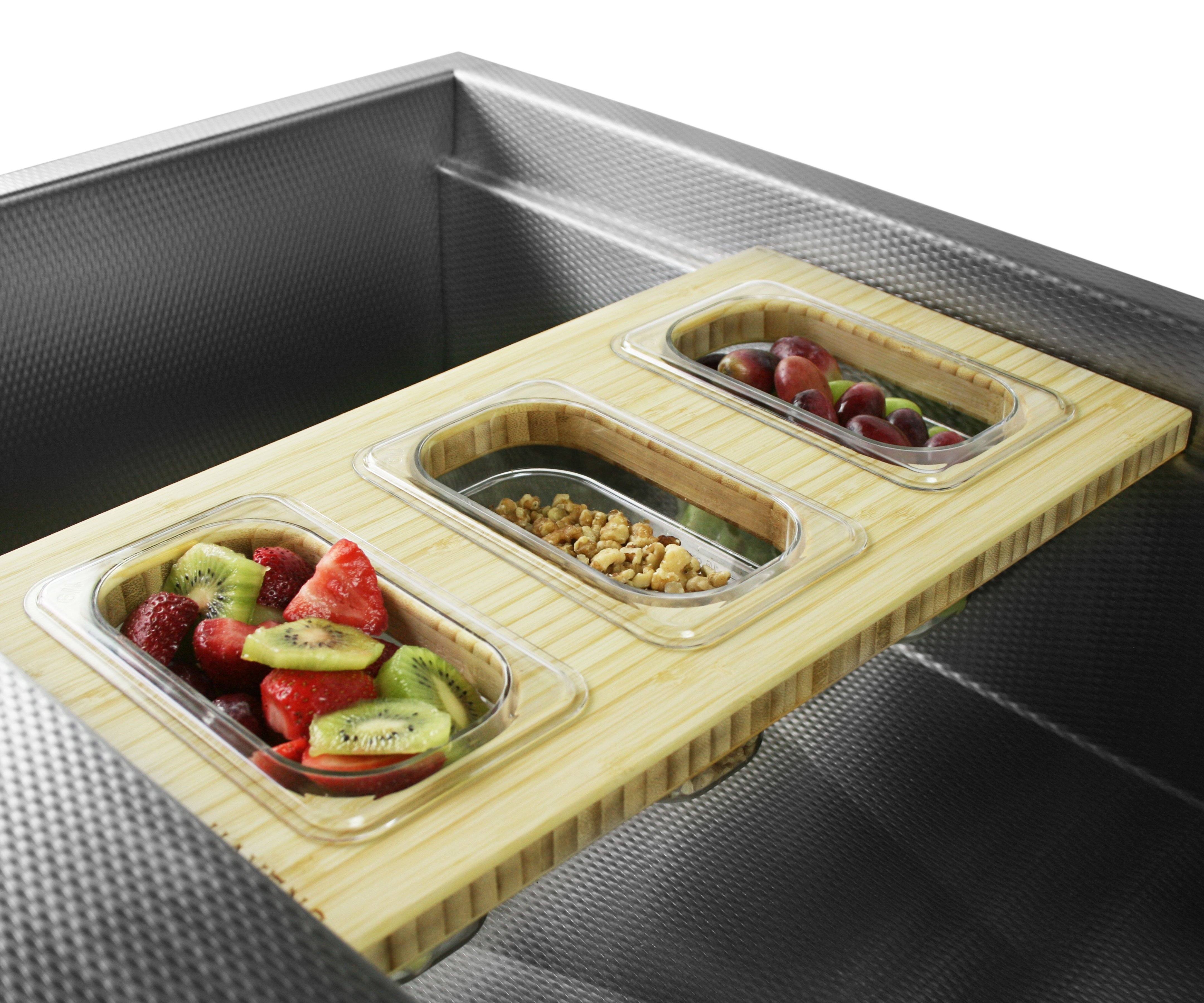 Triple Serve Board - USA Made - Havens | Luxury Metals
