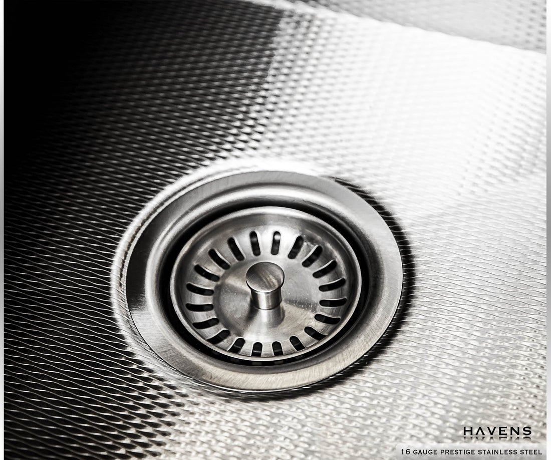 Stainless Steel Kitchen Sink Drain | Sink Accessories - Havens | Luxury ...